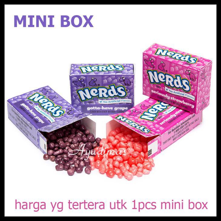 Jual Wonka Nerds Mini Box Candy - Permen - Strawberi | Shopee Indonesia