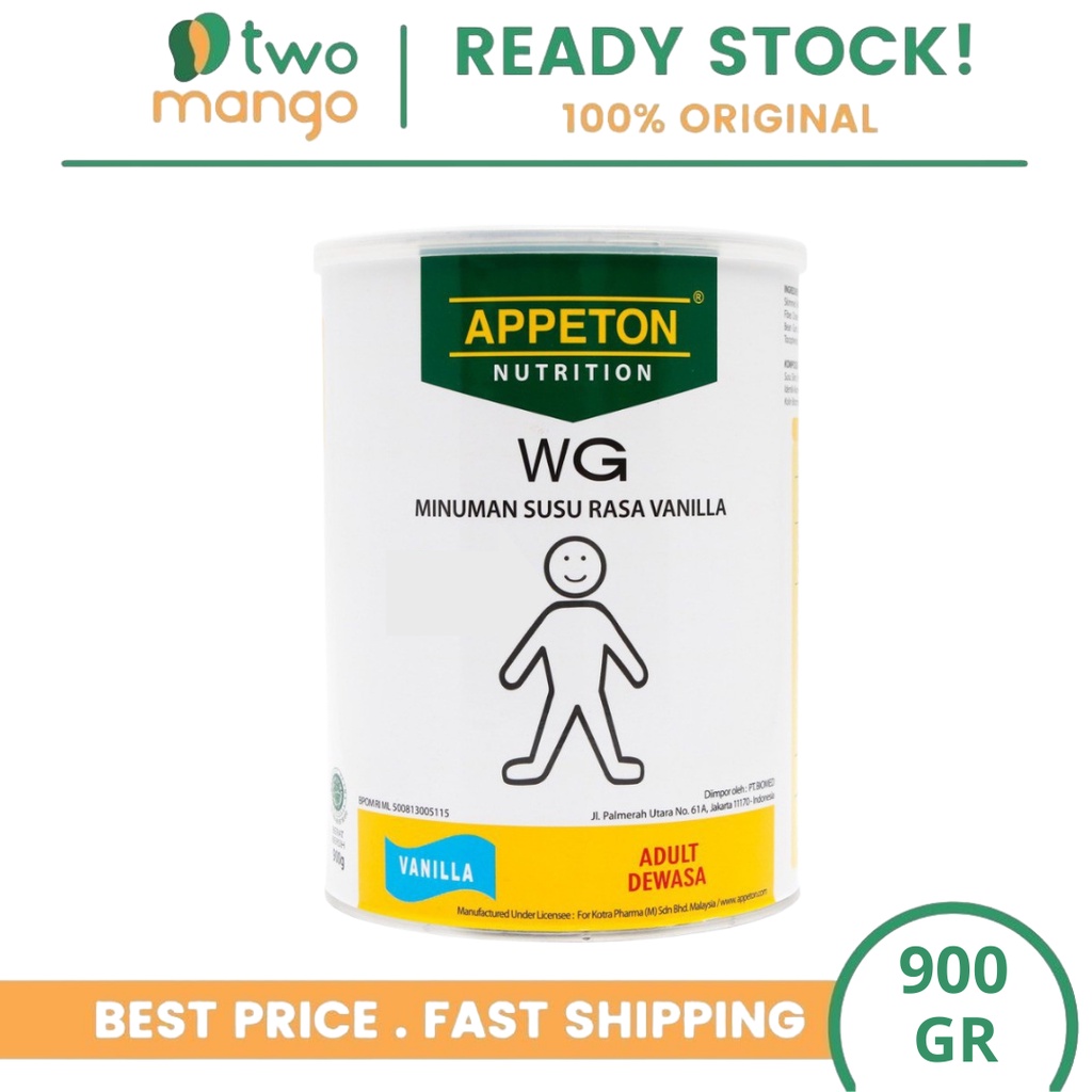 Jual Appeton Weight Gain Rasa Vanilla 900 Gr | Susu Formula ...