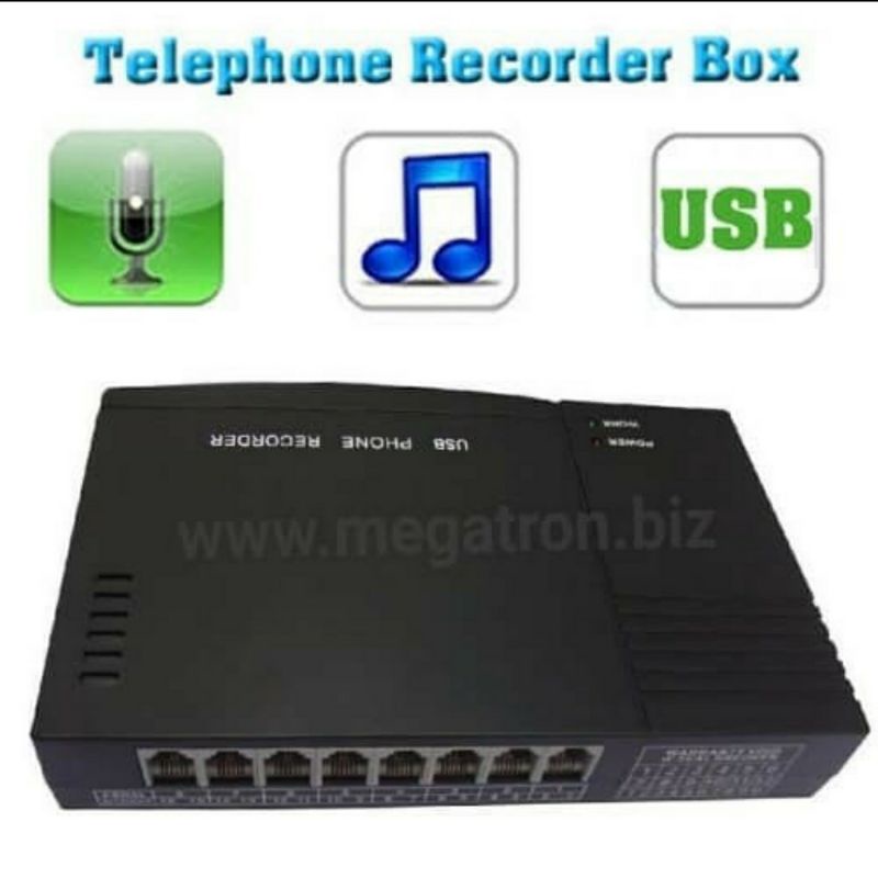 Jual Alat Perekam Telepon 8 Port - Telephone Recorder & Logger | Shopee ...