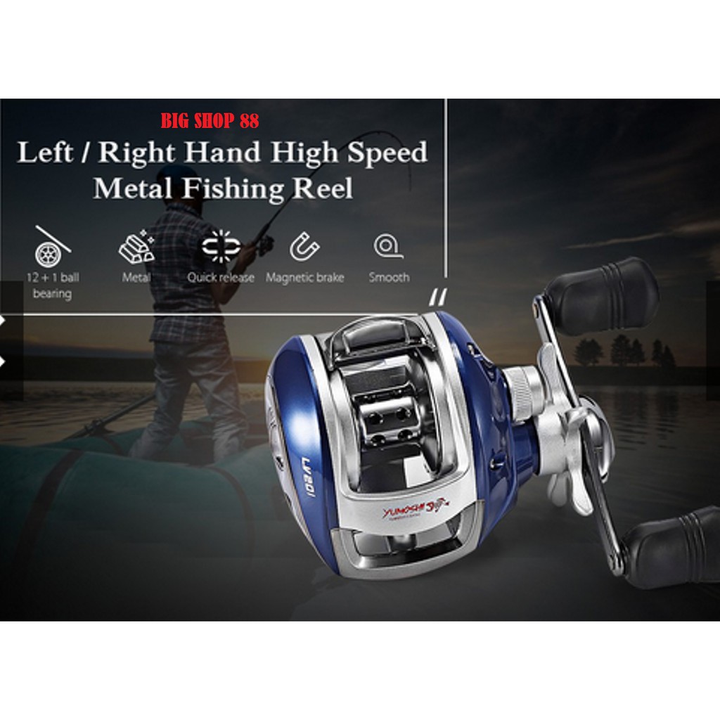 Jual Katrol LV200 Reel Pancing Casting 12+1 Ball Bearing - Tangan Kanan ...