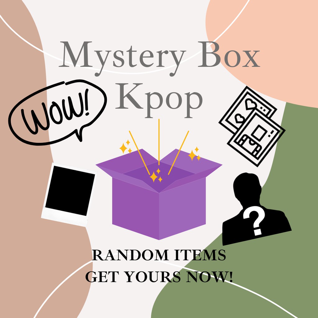 Jual Mystery Box / Package Kpop BTS RM Jin Suga J-Hope Jimin V Jungkook ...
