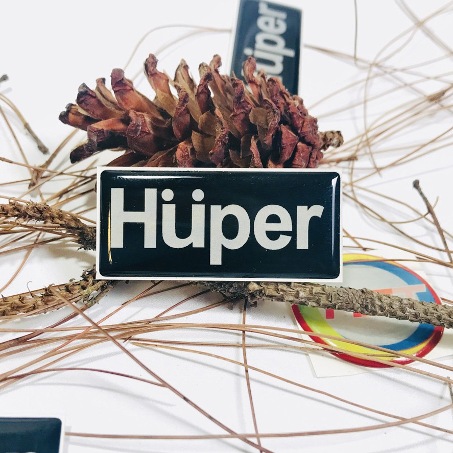 Jual Logo Miniatur Sound | Stiker Logo HUPER | Stiker Emblem Lentur 3D ...