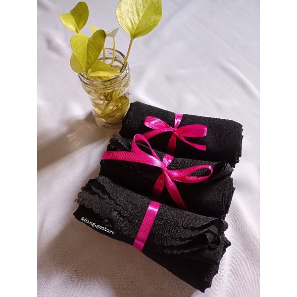 Jual Umama Bella Square Hitam Lasercut | Shopee Indonesia