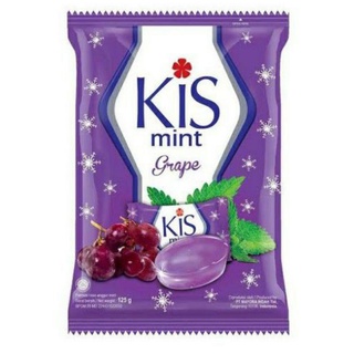 Jual PERMEN KIS MINT 125 GRAM CHERRY BARLEY GRAPE APPLE 1 PACK ISI 50 BUTIR UNGU BIRU HIJAU ...