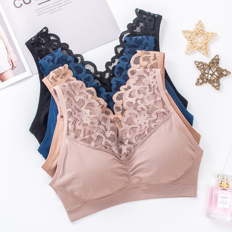 Jual LOVEme Bra Push Up Seamless Tanpa Kawat Pakaian Dalam BH V neck ...