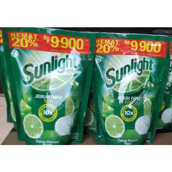 Jual Sunligth Sabun Cuci Piring 9900 murah Promo 420 ml | Shopee Indonesia