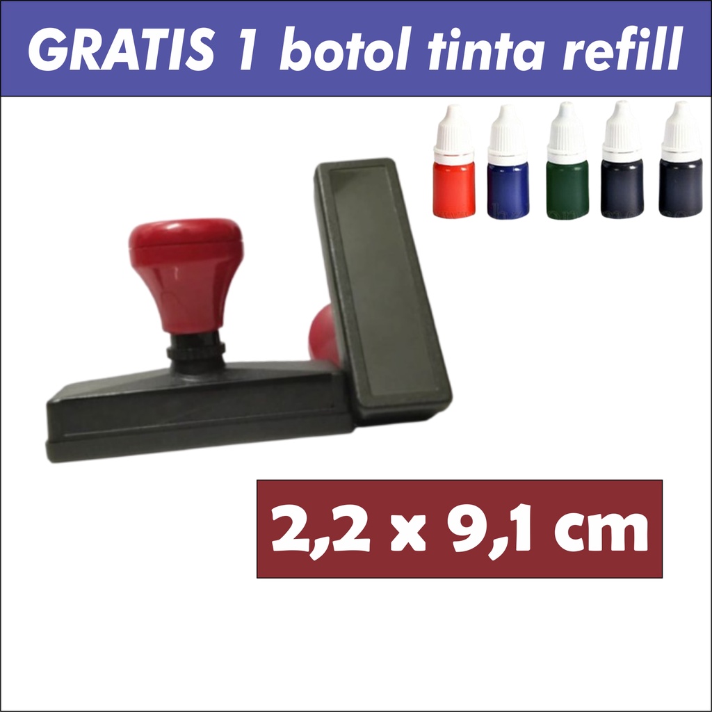 Jual Cetak Stempel Jumbo Custom Flash Cap Branding Kardus Packing ...