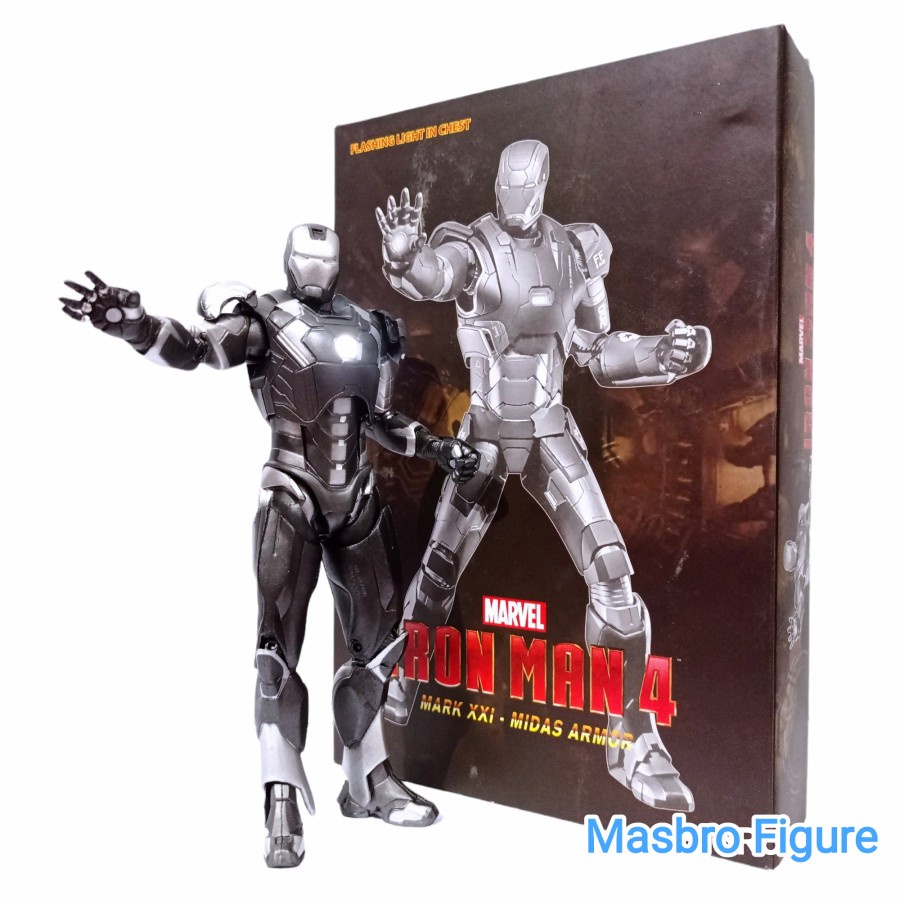 Jual Action figure IRON MAN MARK XXI MIDAS ARMOR Recast | Shopee Indonesia