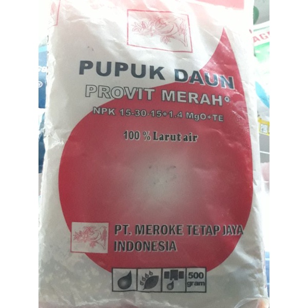 Jual pupuk meroke provit merah 500gram | Shopee Indonesia