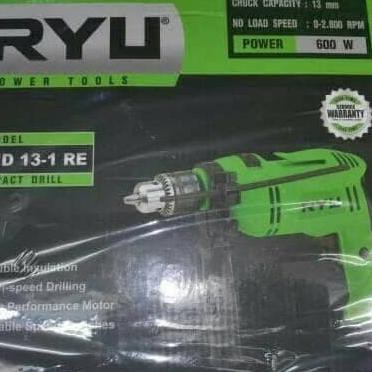 Jual MESIN BOR BETON RYU RID-13 IMPACT DRILL RYU 13 MM MESIN BOR TEMBOK ...