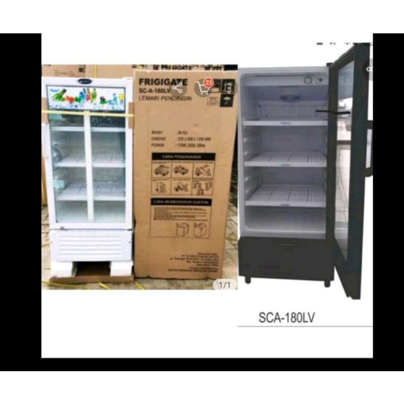 Jual SHOWCASE FRIGIGATE - SCA 180 3rak | Shopee Indonesia