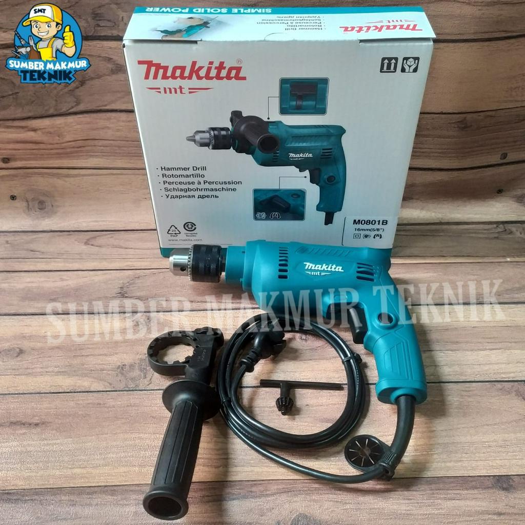 Jual Mesin Bor 13mili 13 mili Makita Beton Tembok Impact Drill M0801B M 0801 B | Shopee Indonesia