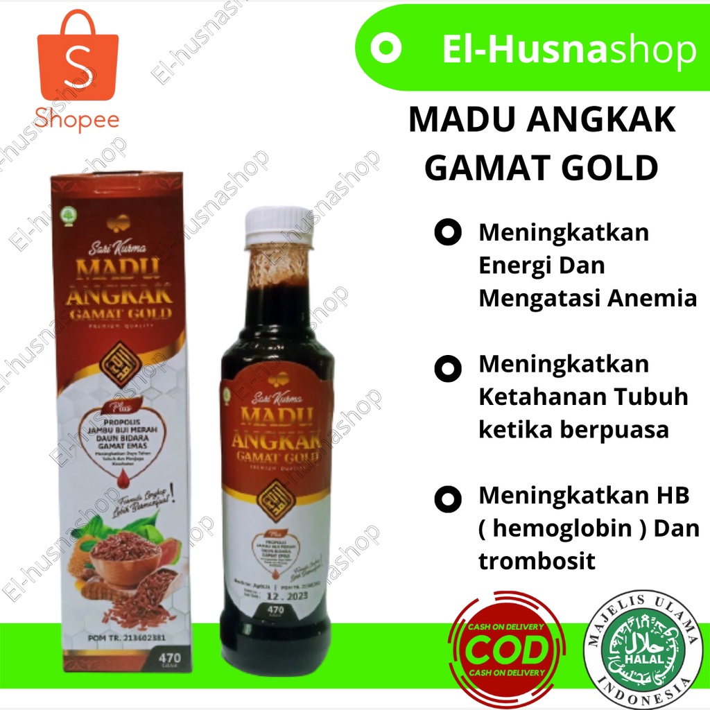 Jual Sari Kurma Madu Angkak Gamat Gold Meningkatkan Energi Dan ...