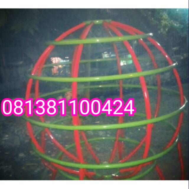 Jual Mainan paud panjatan bola dunia mainan lingkaran taman free ongkir ...