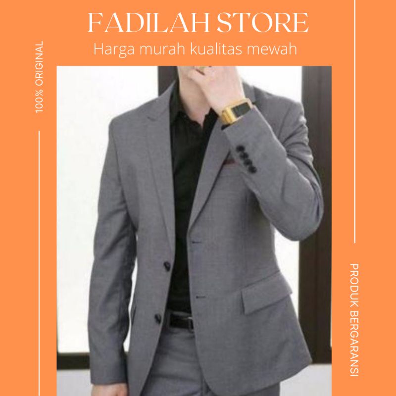 Jual Jas Formal Pria / Jas Wisuda / Jas Slimfit / Jas Nikah | Shopee Indonesia