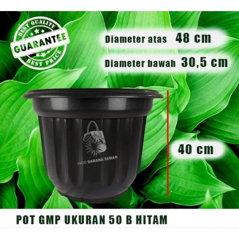 Jual POT GMP 50 B Pot Besar Pot Tanaman Pot Bunga Pot Plastik Grosir ...