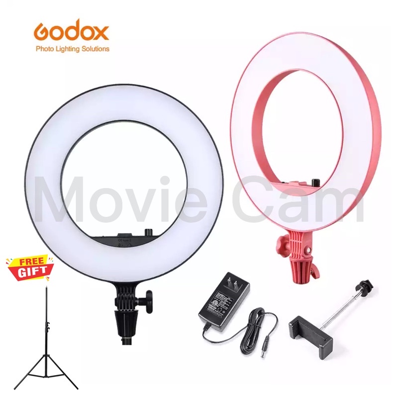 Jual Godox LR180 Bi-Colour LED Ringlight 36cm with Lightstand | Shopee Indonesia