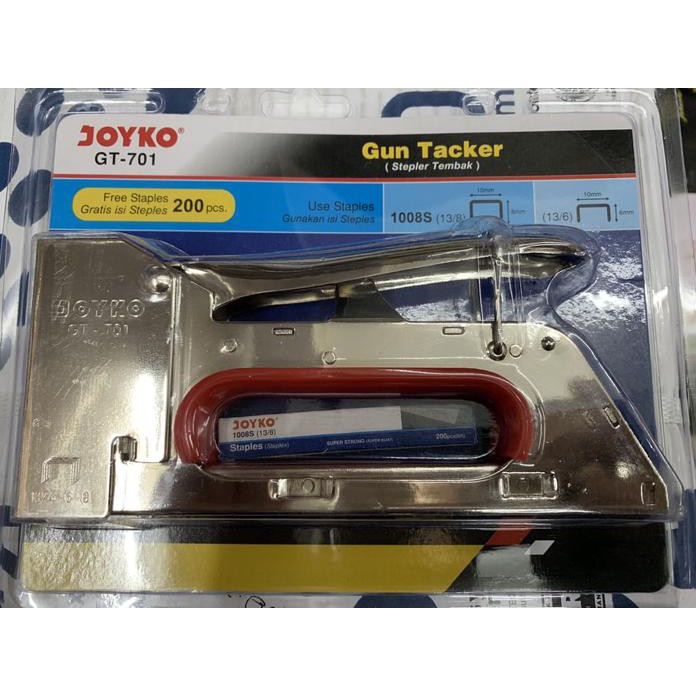 Jual STAPLER TEMBAK / GUN TACKER JOYKO GT-701 ATK | Shopee Indonesia