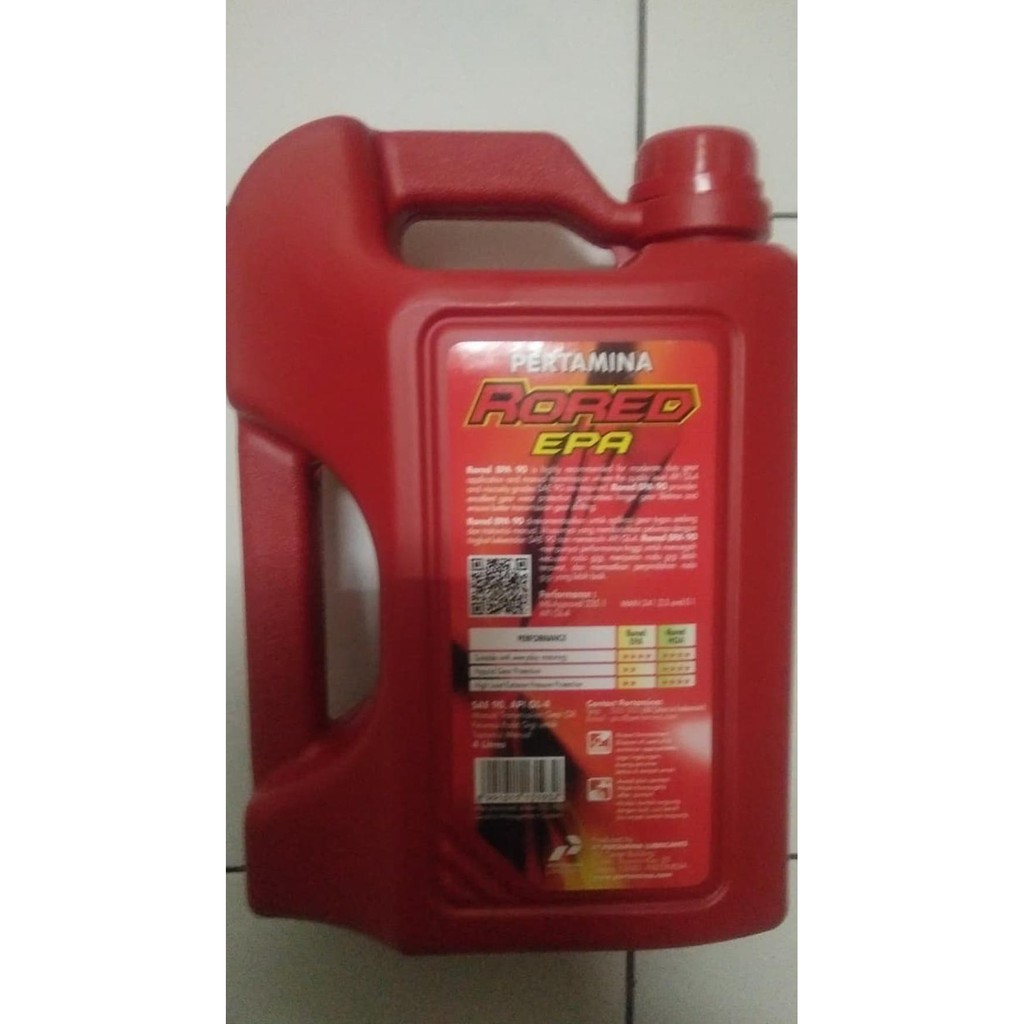 Jual Promo Oli Transmisi Persneling Gear Rored Pertamina Sae 90 Epa Gl4 ...