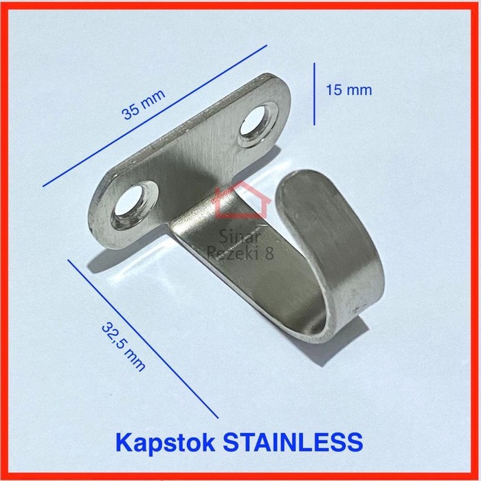 Jual Gantungan Stainless Baju Dinding Tembok Kait Cantolan Hook Kapstok ...