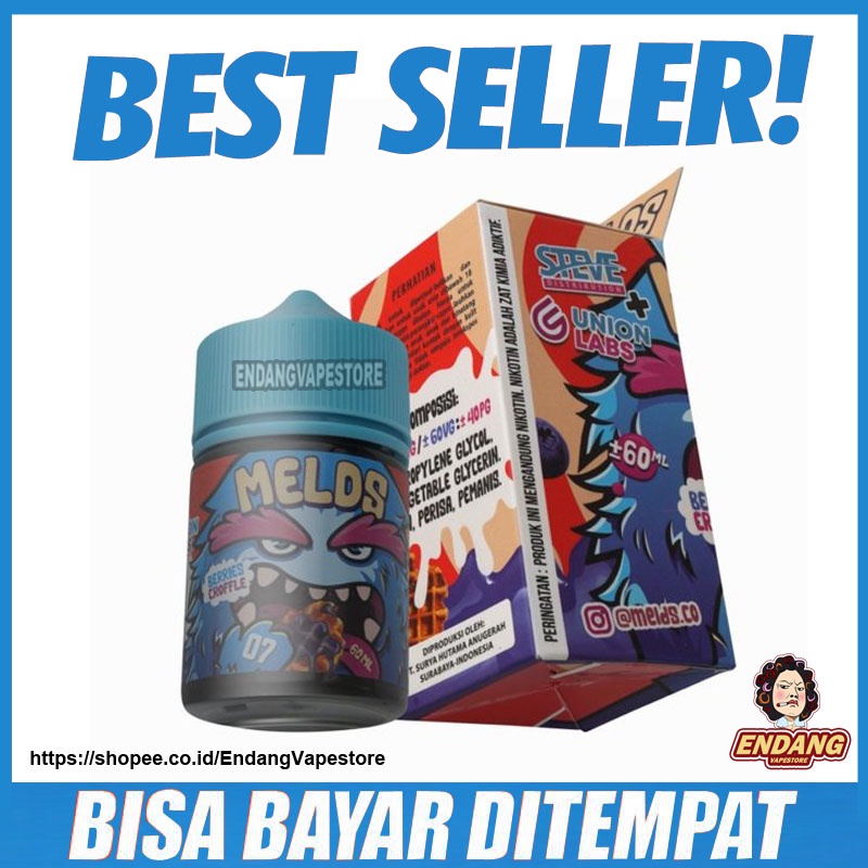 Jual Melds V2 Berries Croffle Liquids Vapee Vapoor Freebase Cukai 60ml ...