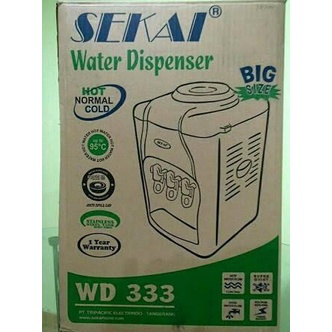 Jual Dispenser Panas Dingin Normal 3 Kran Sekai - WD333 | Shopee Indonesia