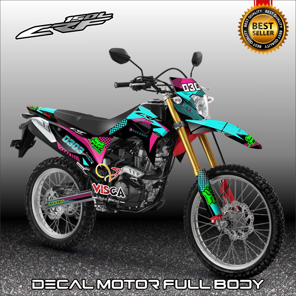 Jual Decal CRF 150 L Full Body Stiker CRF 150L Full Body Dekal CRF 150L CF010 | Shopee Indonesia