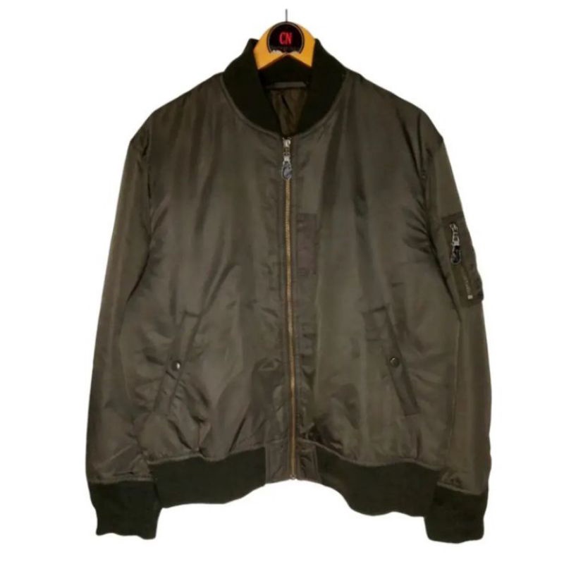 Jual Bomber GU MA-1(Hijau Lumut) | Shopee Indonesia
