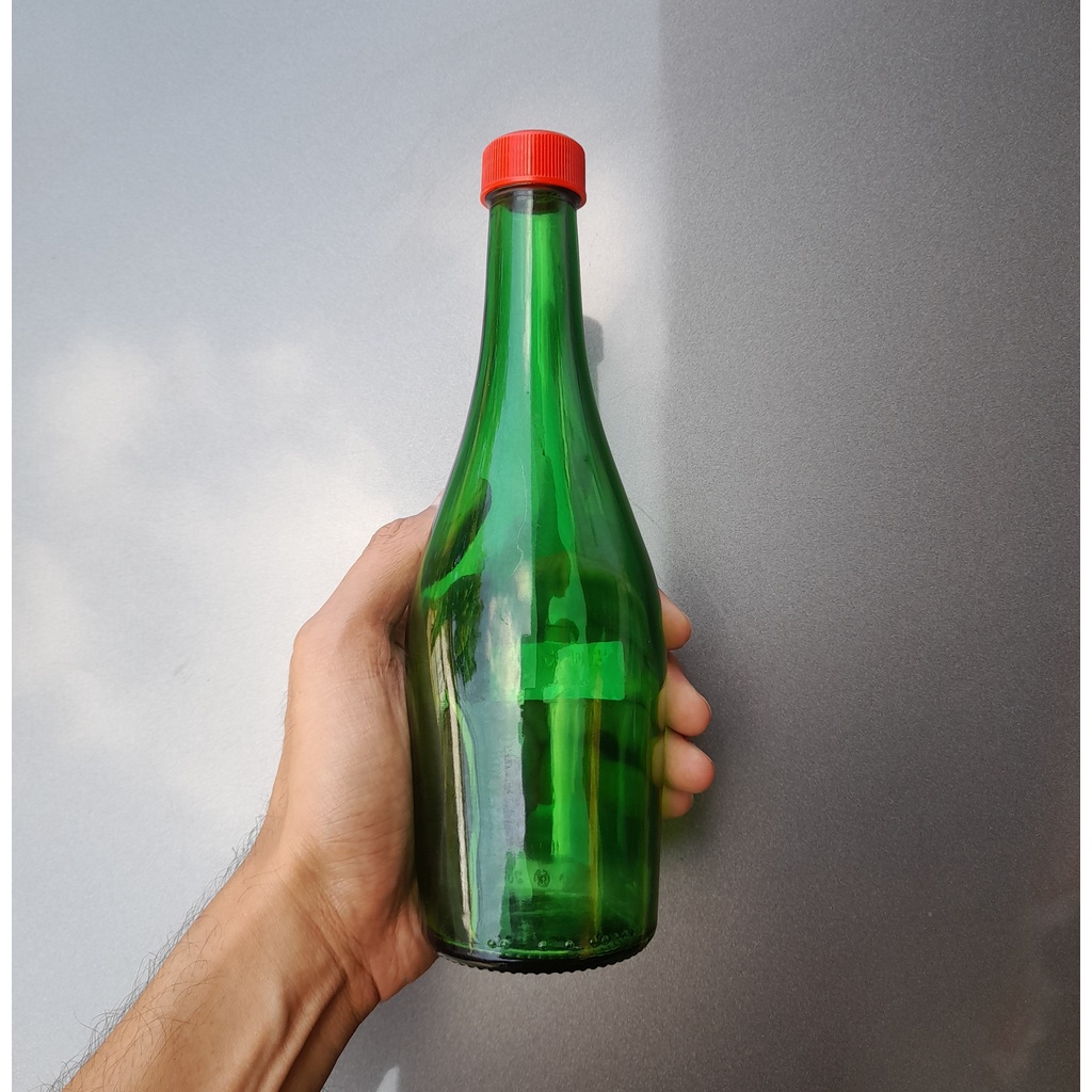 Jual Botol Kaca Hijau EQUIL 380ml Termasuk Tutup | Shopee Indonesia