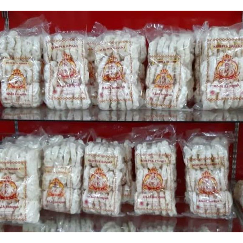 Jual Kerupuk bangka asli merk Raja Kerupuk, kerupuk terung besar isi ...