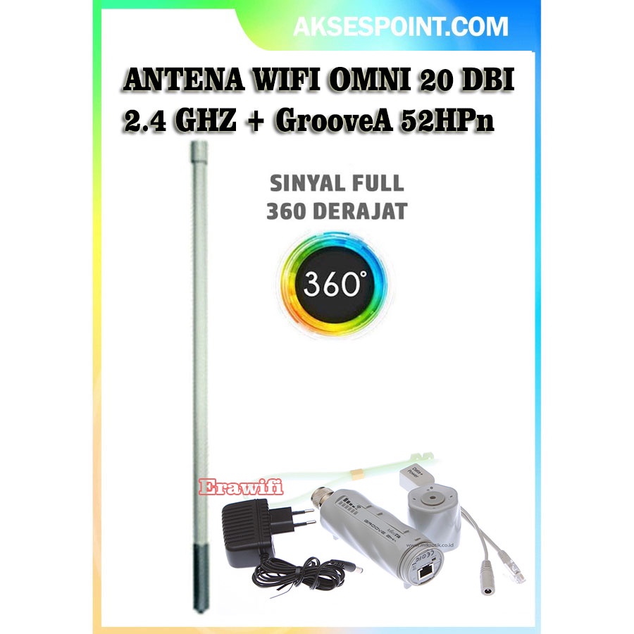 Jual Antena Wifi Outdoor 2,4 GHz Hi-Gain Omni Directional 20 dBi Bukan ...
