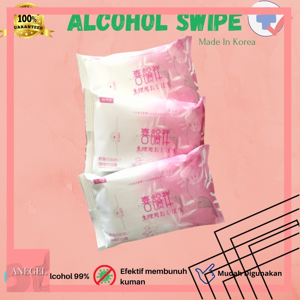Jual Tissue basah alcohol swab Korea swipe | Shopee Indonesia