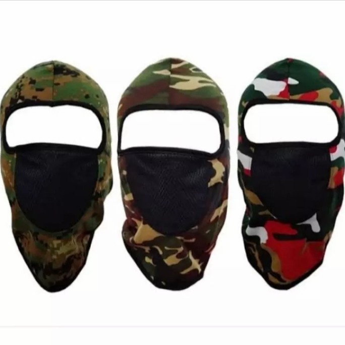 Jual MASKER TERBARU NINJA/ MASKER BALACLAVA /TOPENG HITAM POLOS PRIA ...