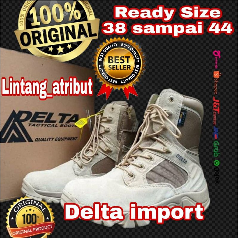 Jual Sepatu PDL Tactikal Delta import cina/Sepatu gurun/Sepatu PDL Army ...
