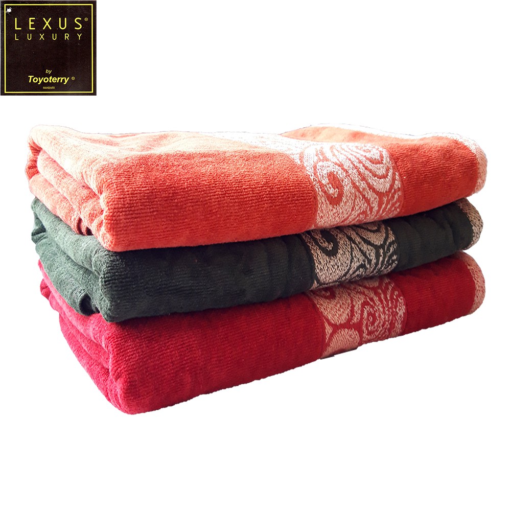 Jual Handuk Mandi Dewasa ToyoTerry Lexus Luxury 70x140cm Motif Keong ...