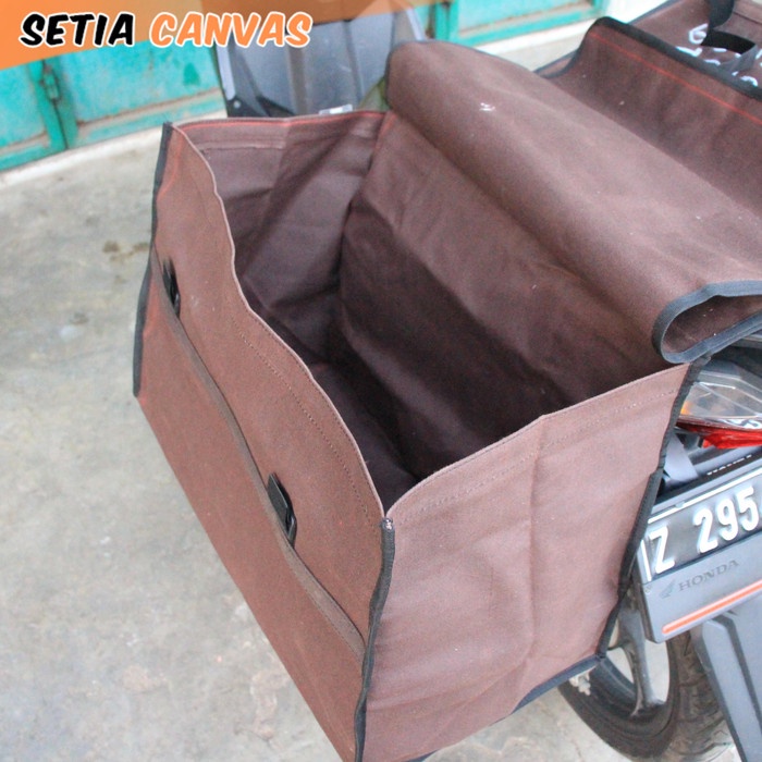 Jual Briefcase- Tas Motor Kanvas Jumbo 60 Cm | Tas Obrok Kanvas Bima ...