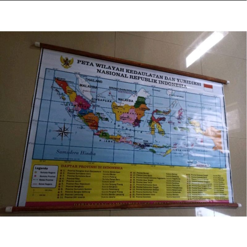 Jual PETA GULUNG INDONESIA/PETA GULUNG ASEAN/PETA GULUNG DUNIA/PETA ...