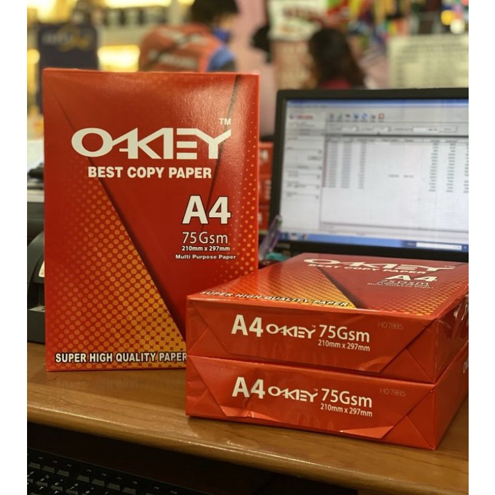 Jual Kertas HVS Okey A4 75 Gr gsm | Shopee Indonesia