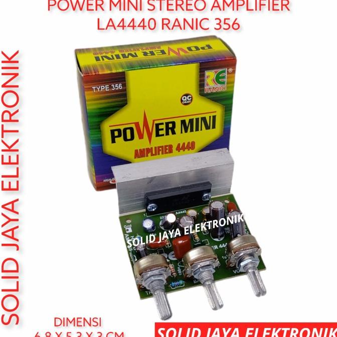 Jual Kit Power Mini Mono La4440 12V Dc Btl Tone Control Ampli Ranic 356 ...