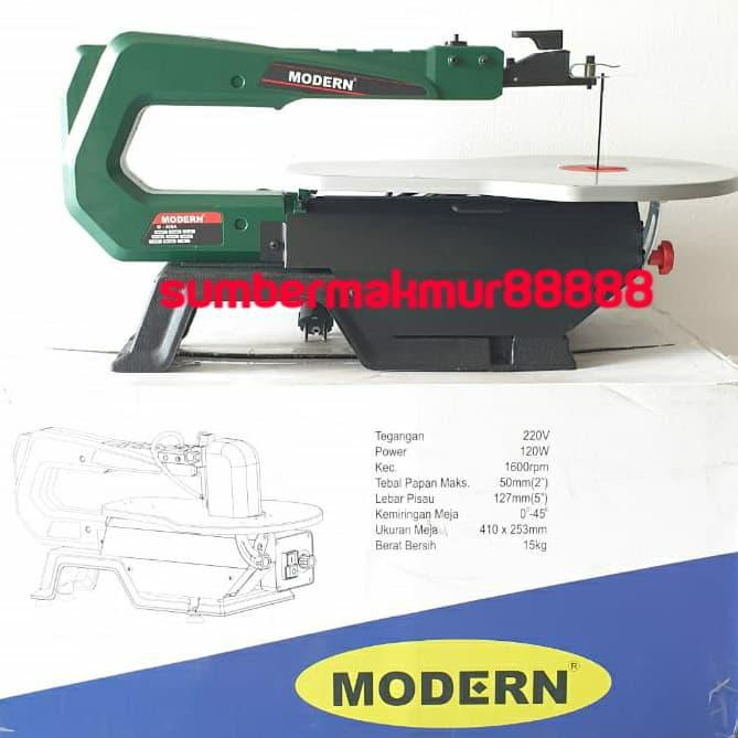 Jual Anna | Mesin Scroll Saw Modern M-400A / Mesin Gergaji Jigsaw Duduk ...