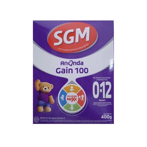 Jual SGM ANANDA GAIN 100 BOX 400G | Shopee Indonesia