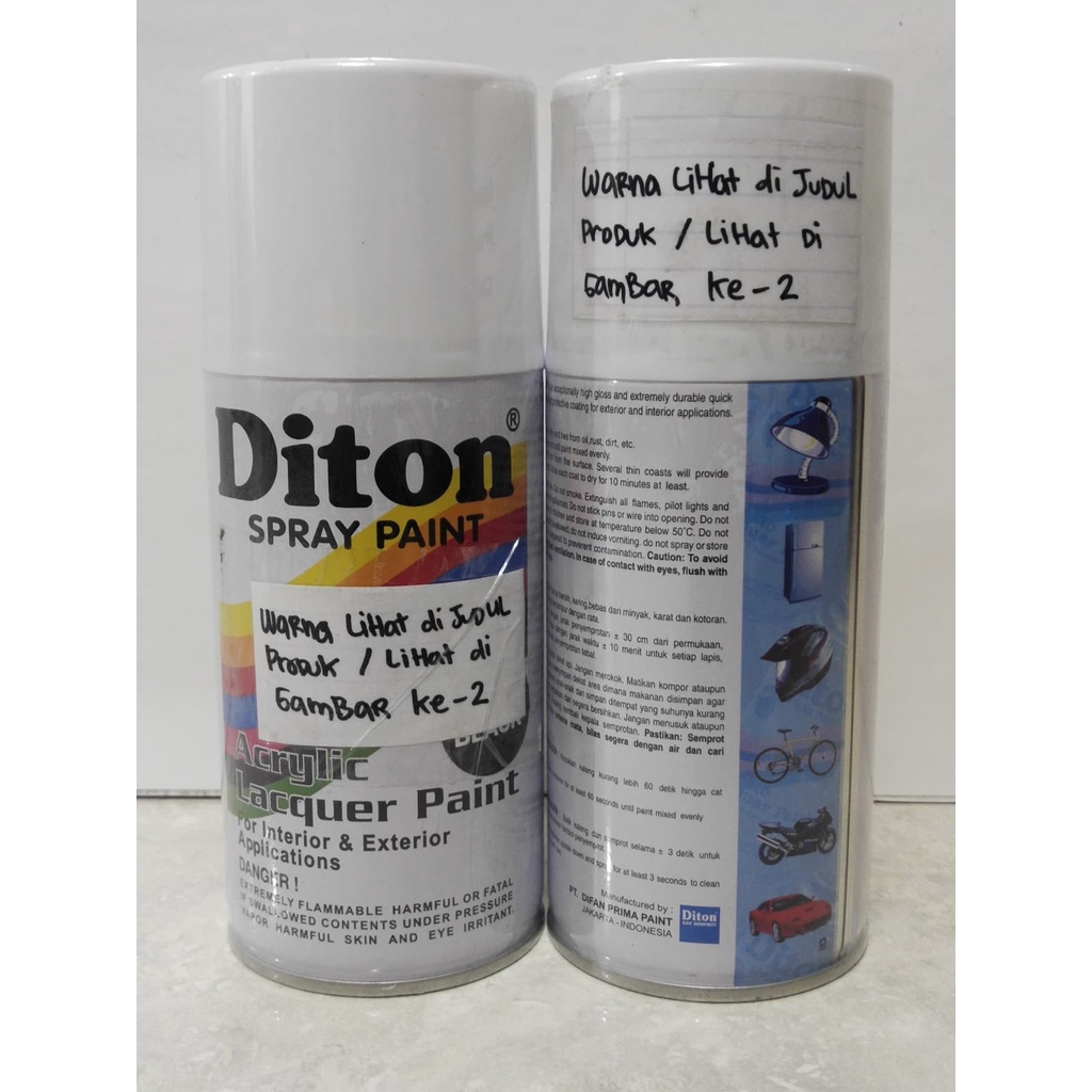 Jual Pylox Pilox Pilok Cat Semprot Diton Spray Paint White Putih 300CC 300 CC | Shopee Indonesia