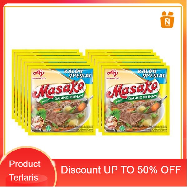 Jual MASAKO RASA SAPI RENCENG ISI 12 SACHET | Shopee Indonesia