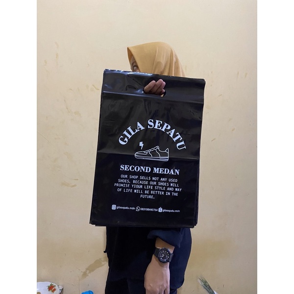 Jual Sablon Plastik ziplock 30x45 Plastik sepatu Plastik Baju | Shopee ...