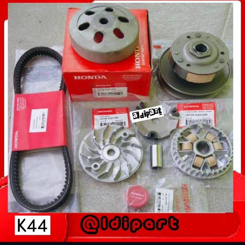 Jual paket cvt komplit beat pop fi vario 110 led fino fi beat street ...