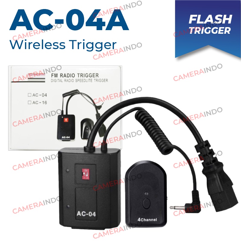 Jual Trigger Fm Radio Trigger AC04 A untuk lampu studio wireless trigger | Shopee Indonesia