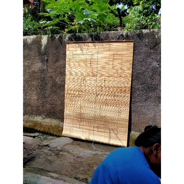 Jual KRei bambu hitam Aten bermacam macam ukuran 1,5x3 | Shopee Indonesia