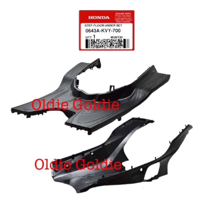 Jual 0643A-KVY-700 Cover Lantai Atas Pijakan Kaki Step Floor dan Under 1 Set Beat Karbu | Shopee ...