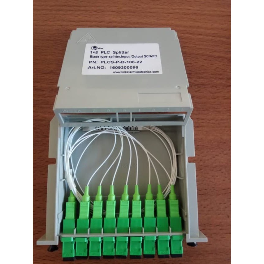 Jual [𝐇𝐈𝐆𝐇 𝐐𝐔𝐀𝐋𝐈𝐓𝐘] Passive Splitter 1:8 PLC Box Fiber Optic Splitter ...