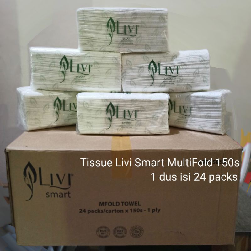 Jual Tisu Wastafel Serbaguna LIVI SMART EVERYDAY MULTIFOLD HAND TOWEL ...